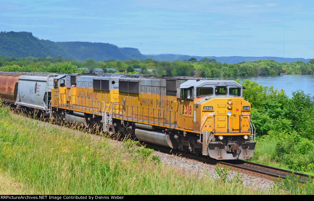 UP 2318. CP's River Sub.